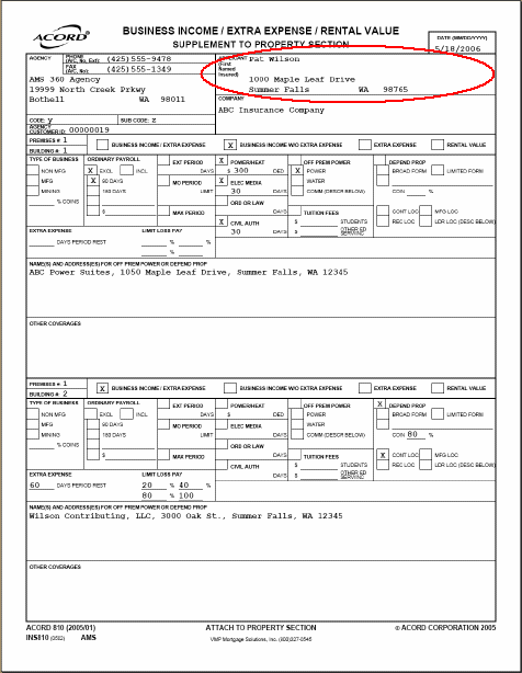 Graphic: FM 810 First Named Insured