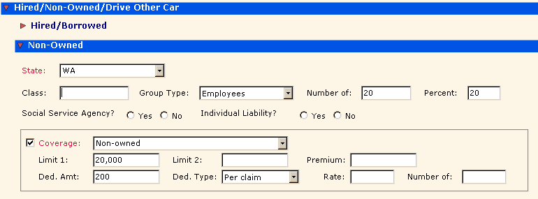 Form Map: Business Auto Additional Coverages and Endorsements