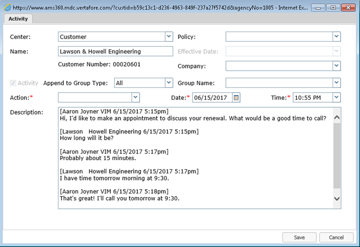 Vertafore Text Messenger Overview