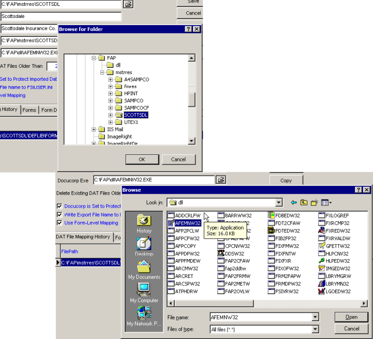 Setup Docucorp Parser