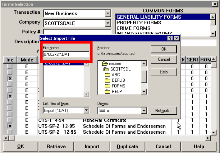 Setup Docucorp Parser