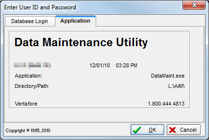 Data Maintenance Utility Quick Tour