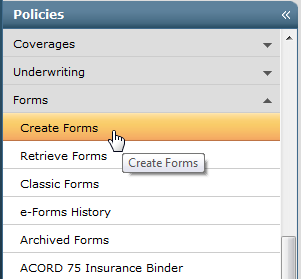 About Forms in Sagitta