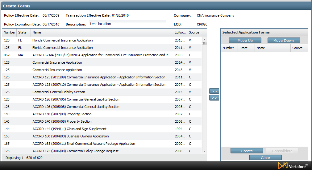 About Forms in Sagitta