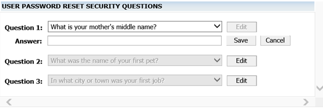 Personalize User Password Reset